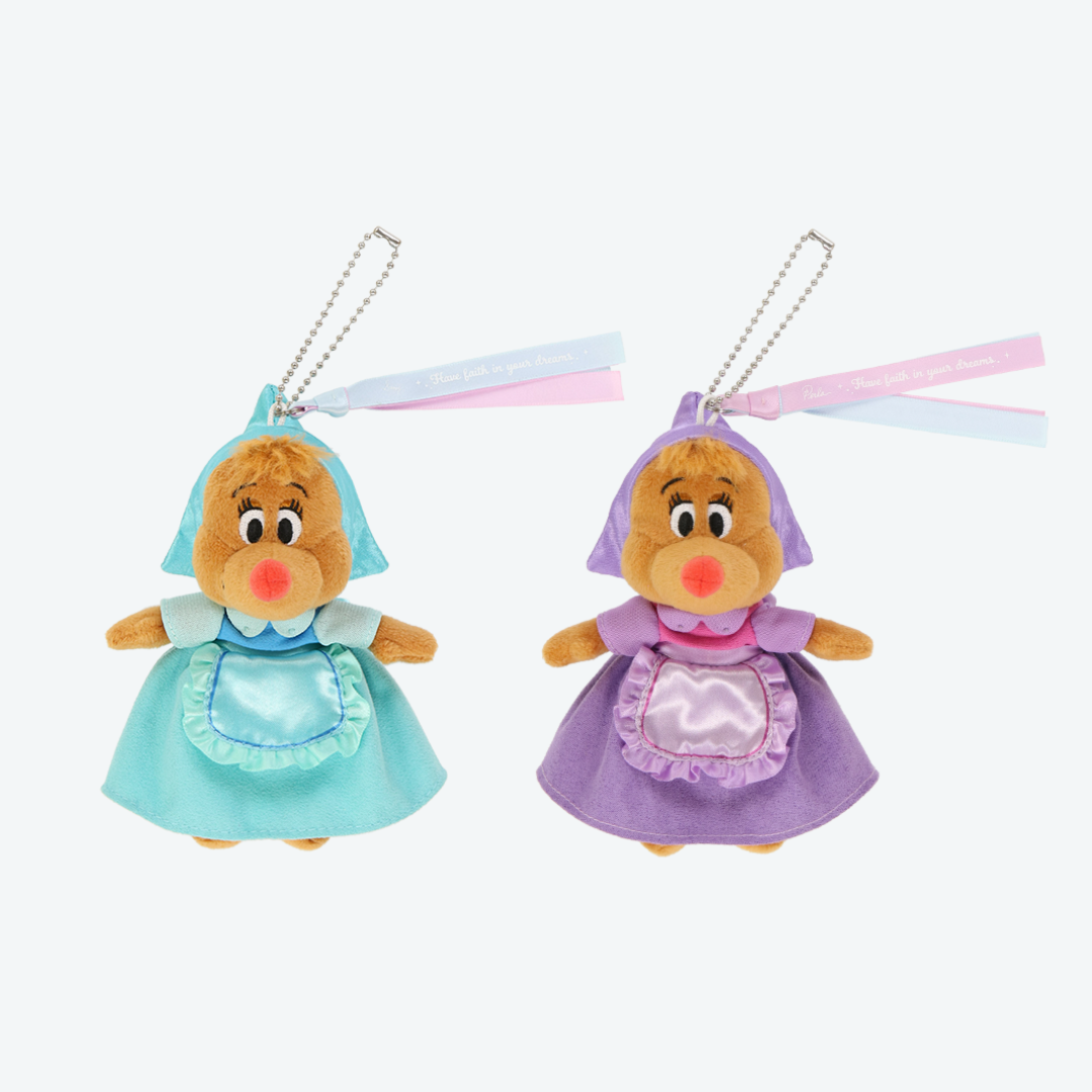 Park Cinderella Mice Plush Keychain Set – Tokyo Kawaii Club